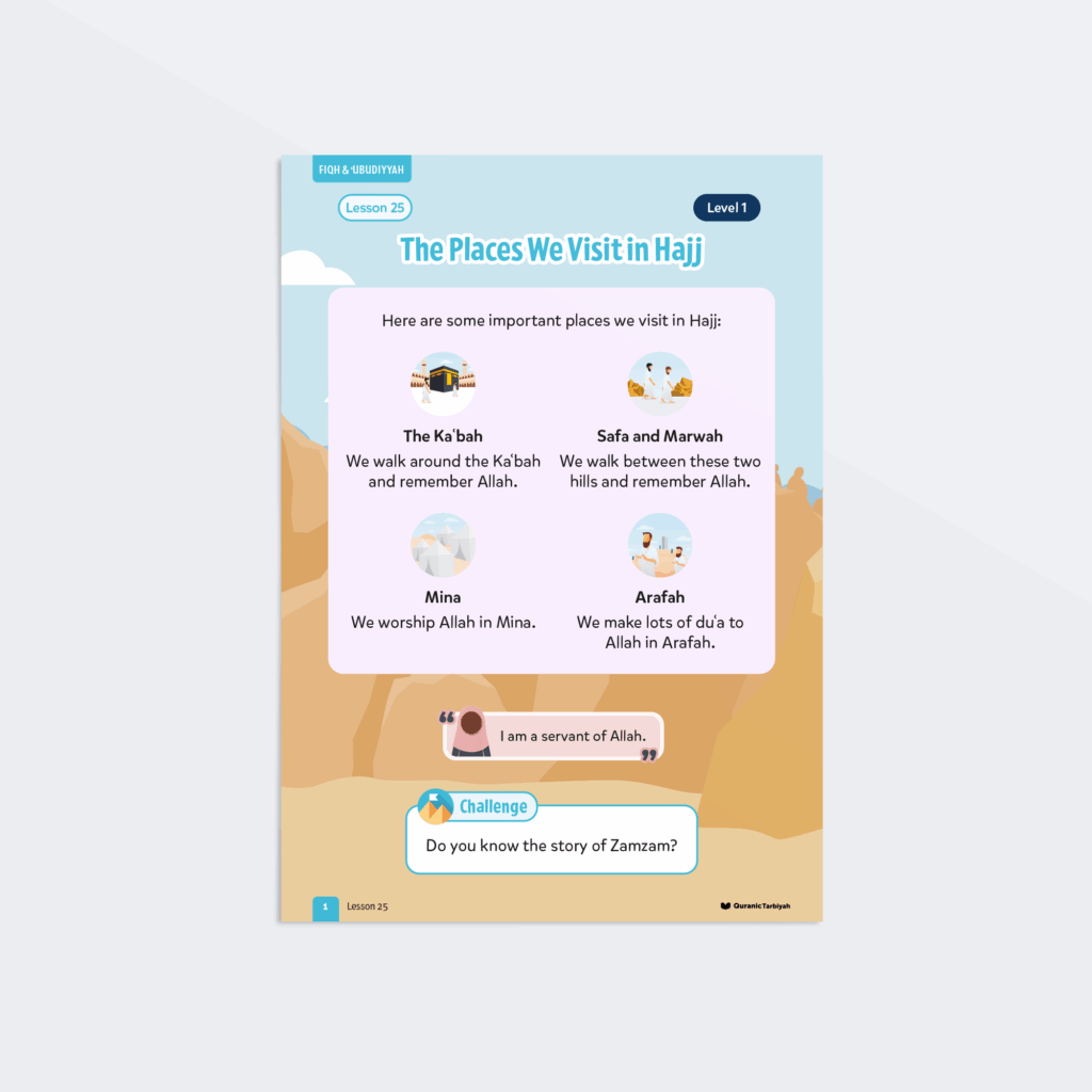 Dhul Hijjah & Hajj Resources for Kids - Quranic Tarbiyah